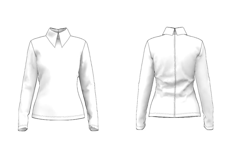 PDF Sewing Pattern Girls Western Show Shirt little Annie - Etsy