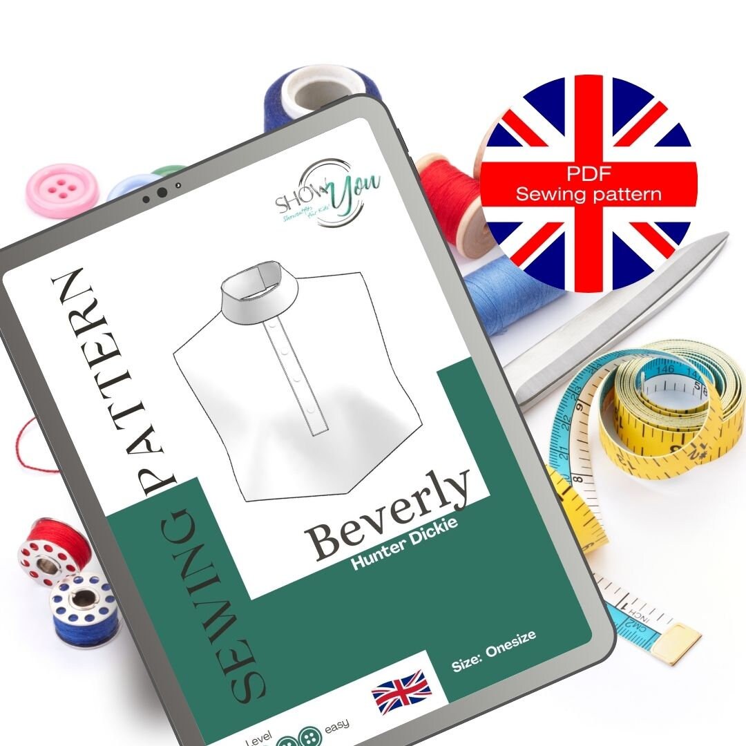 PDF Sewing Pattern Western Hunter Dickie beverly Size. One Size, E-book ...