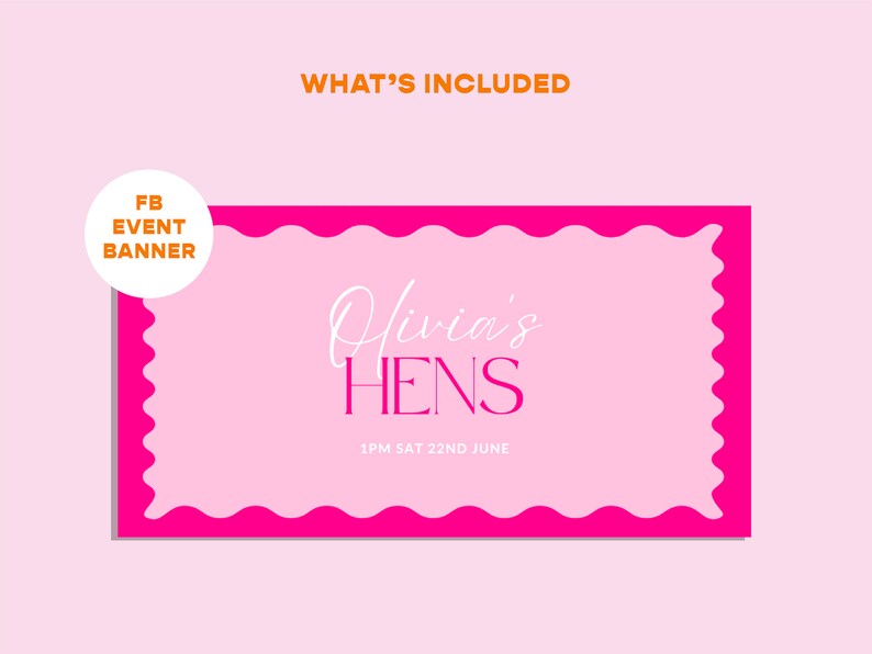 Facebook Banner Hens Party , Facebook Bachelorette Banner, Editable ...