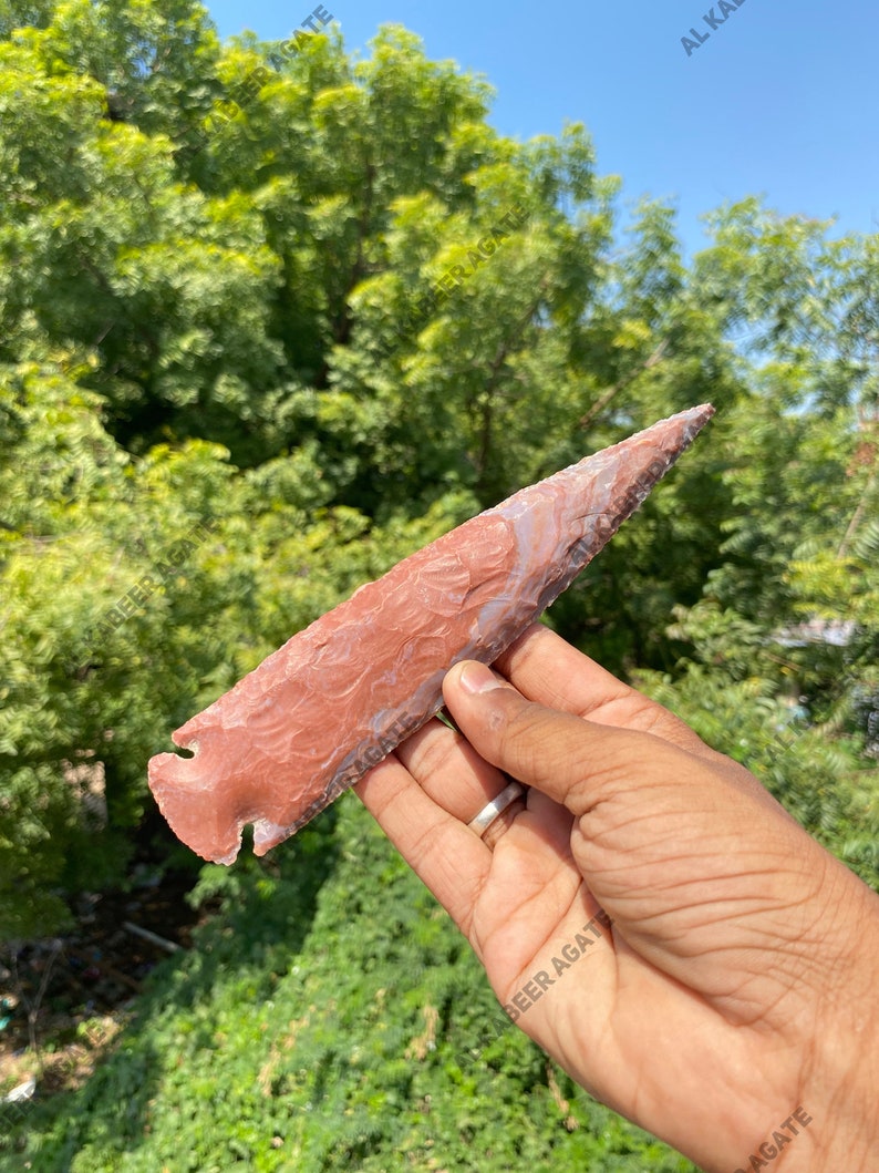 Fancy Agate Arrowhead 7 TO 8 Inches - Etsy Ireland