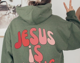 Jesus is King Preppy Sweatshirt - Etsy