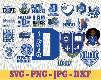 Dillard University Svg - Etsy
