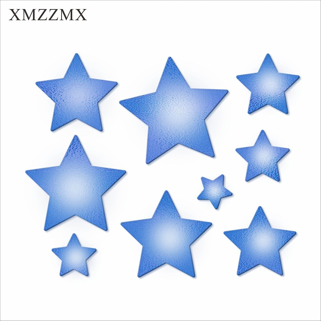 XMZZMX Pentagram Frame Metal Cutting Dies for Card Making Embossing ...