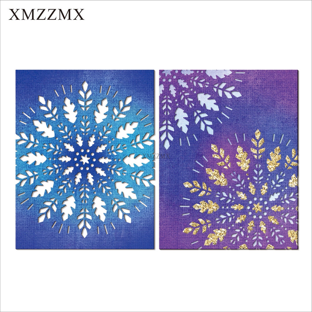 XMZZMX Fireworks Background Metal Cutting Dies for Card Making ...