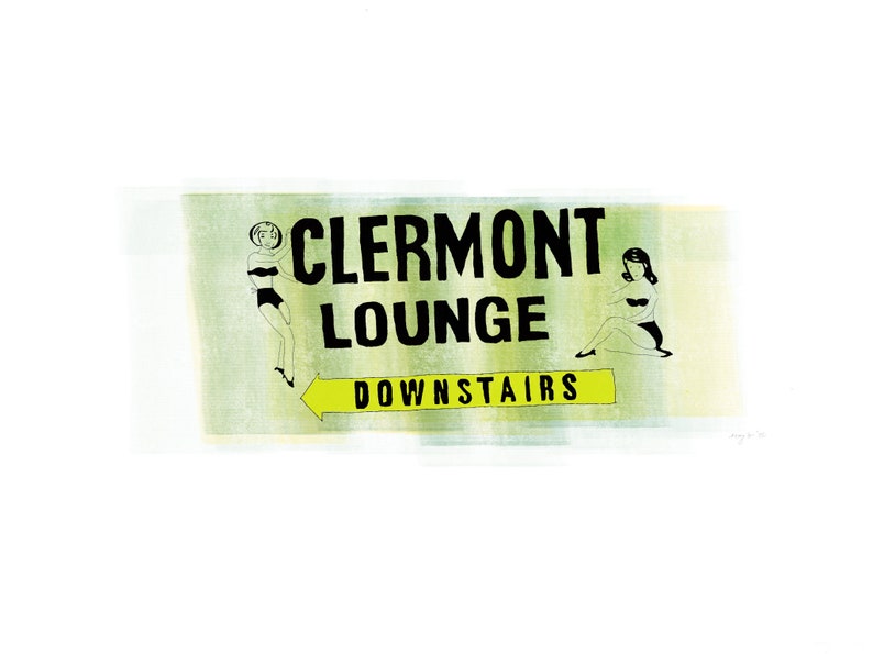 Clermont Lounge // ATL PRINT - Etsy