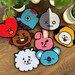 BT21 Coaster,punch Needle Mug Rug,tata,chımmy,koya Drink Mat,new Home ...