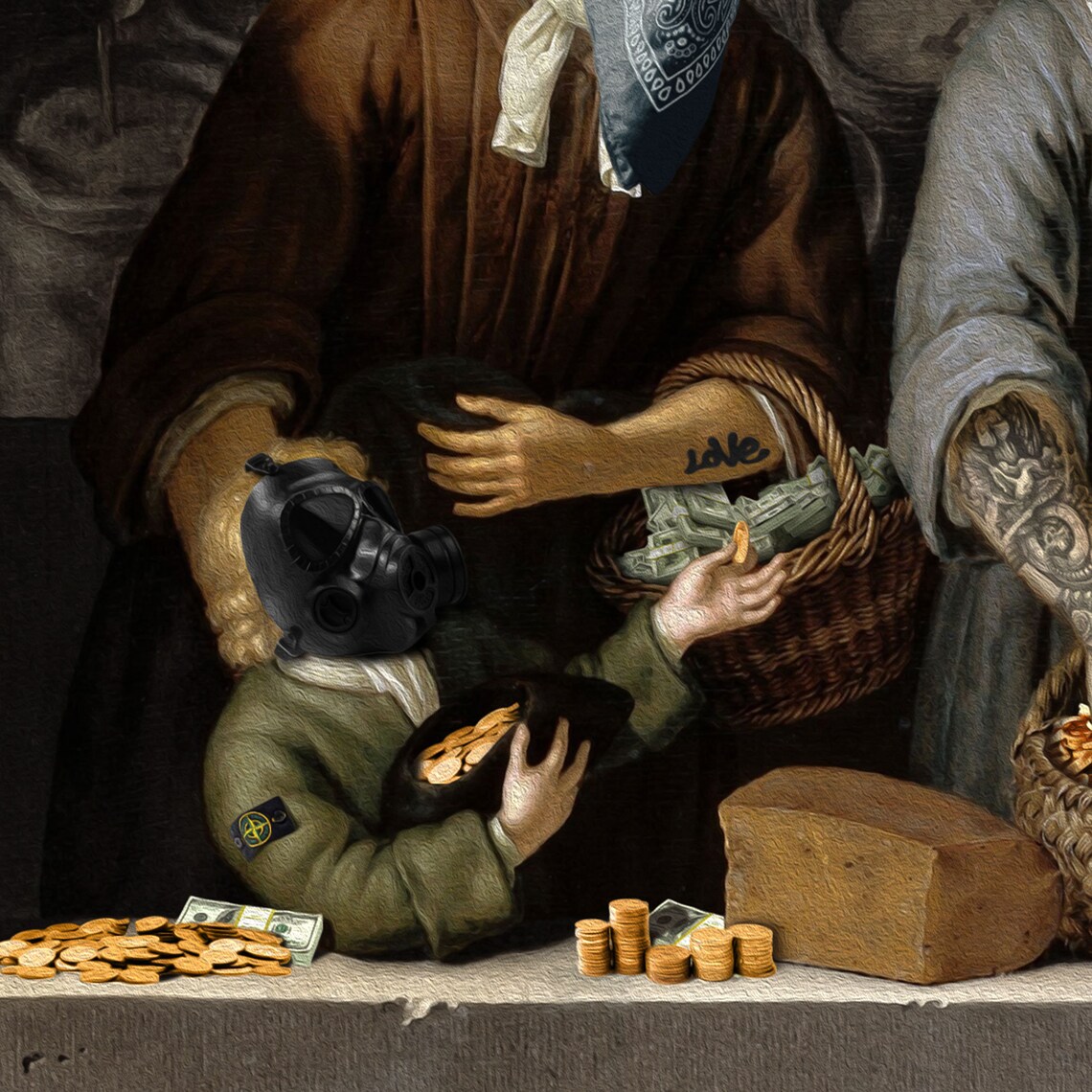 Renaissance Robbery Altered Art Print | Vinny Banks Wall Art | Vintage ...