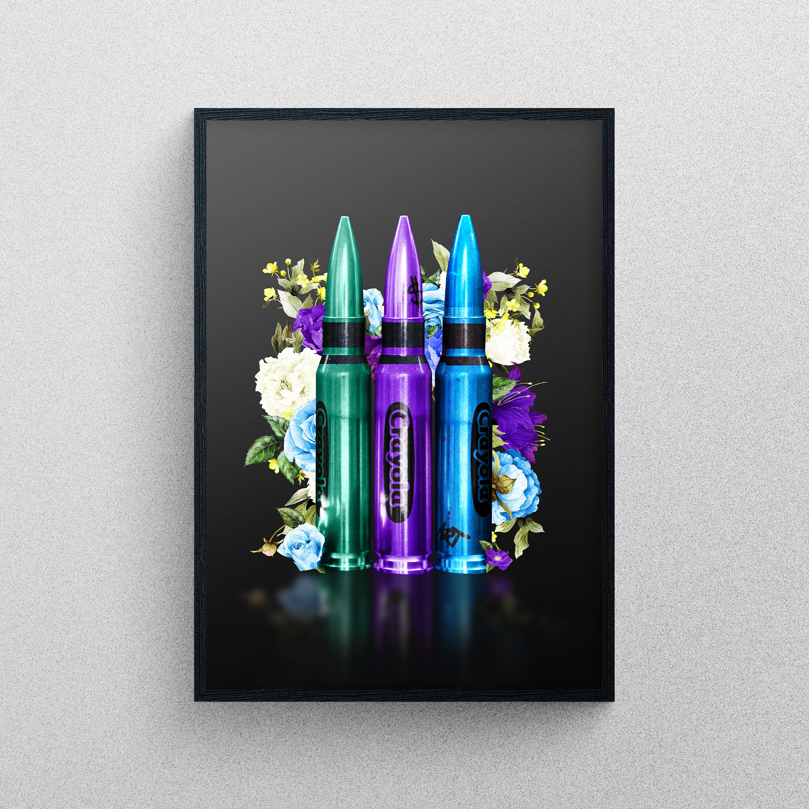 Bullet Through Crayons