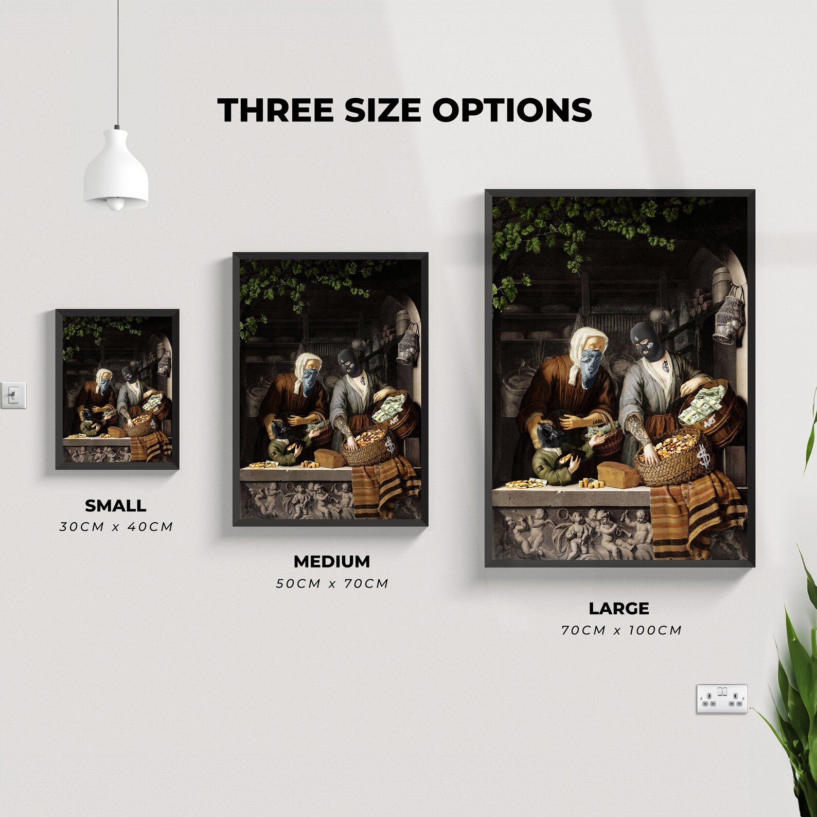 Renaissance Robbery Altered Art Print | Vinny Banks Wall Art | Vintage ...