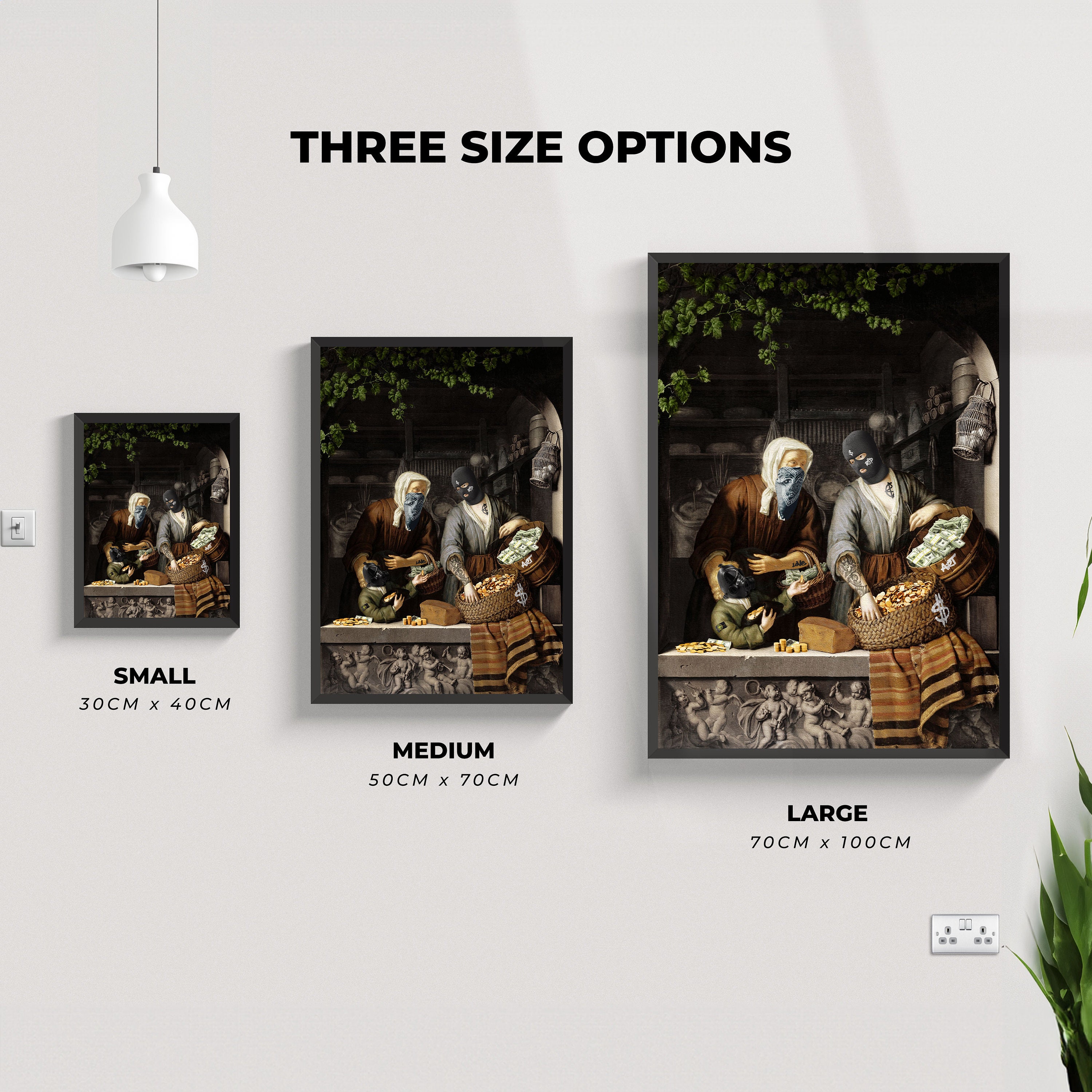 Renaissance Robbery Altered Art Print | Vinny Banks Wall Art | Vintage ...