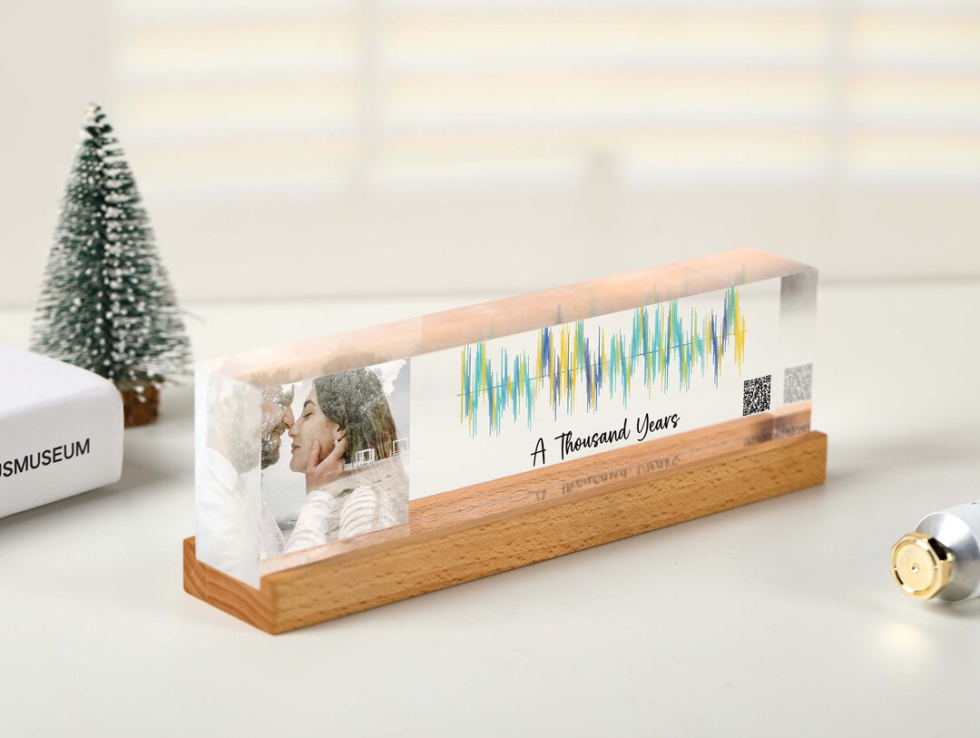 Soundwave Art Customized Gifts, Personalized Acrylic Block, Soundwave ...