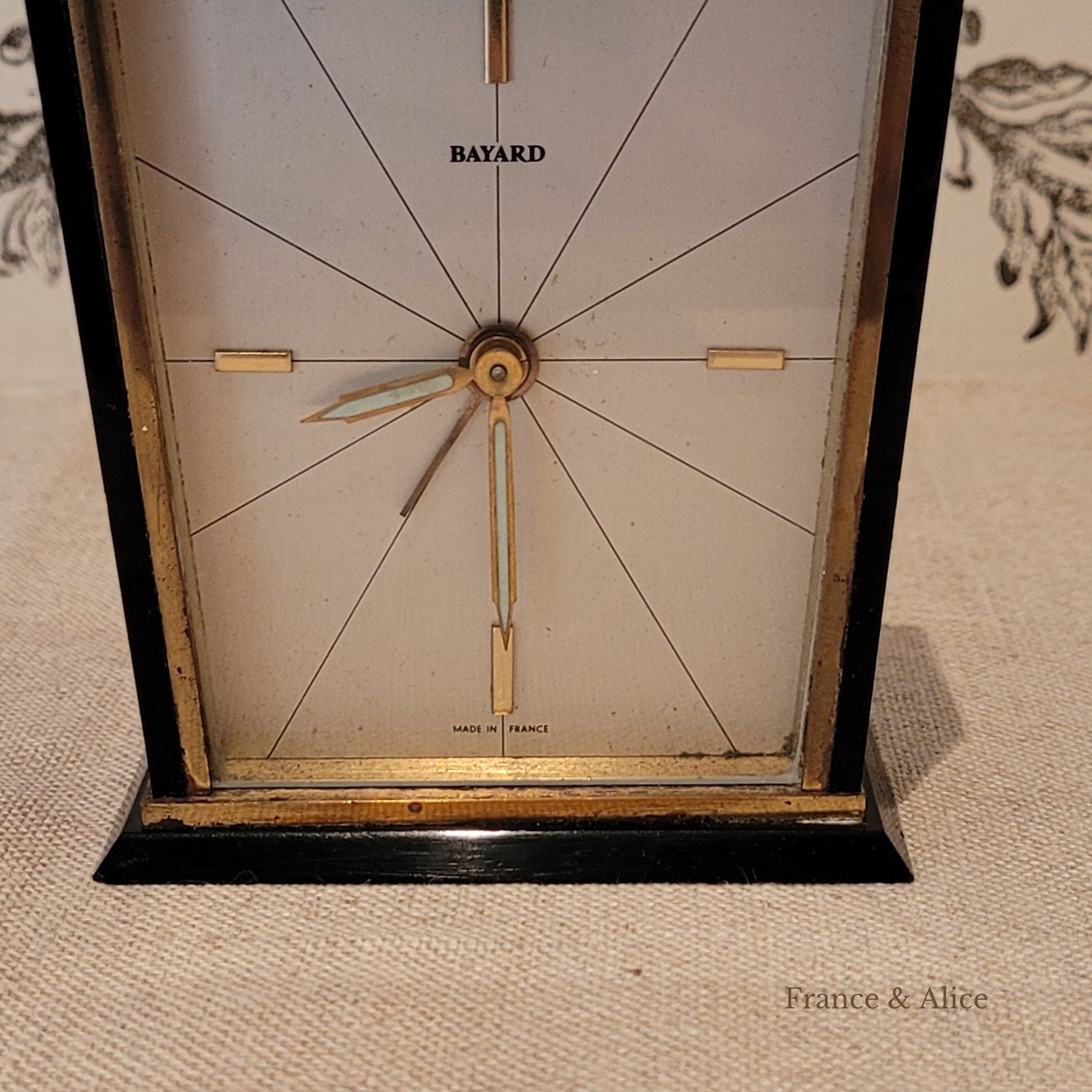 Alarm Clock From the 50s in Working Order. Bayard Alarm Clock made in ...