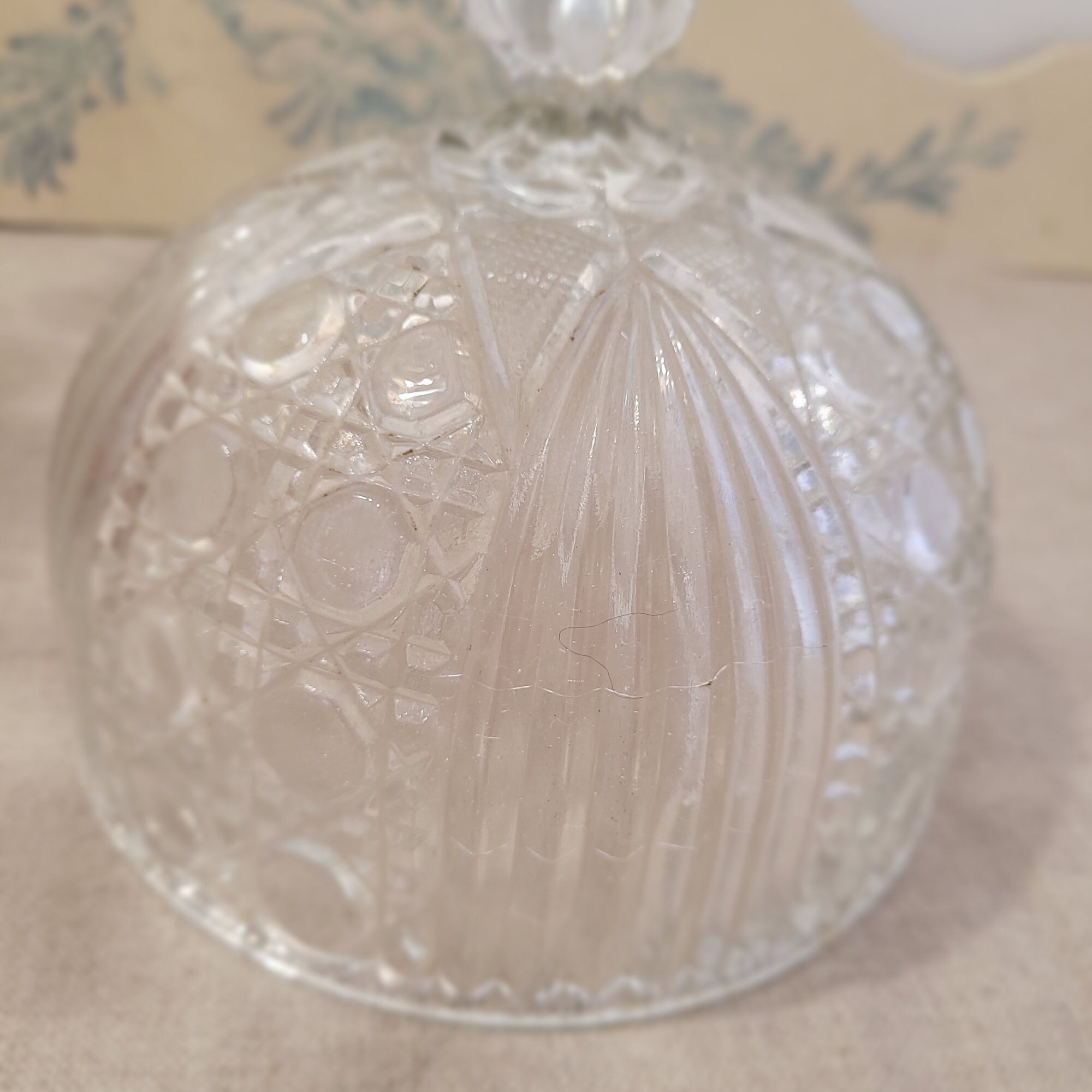 Cut Glass Bell. Cheese Bell From the 1930s. Old Glass Bell - Etsy