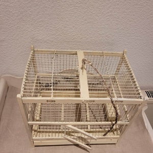 Vintage Cage From the Beginning of the 20th Century. Unique Handmade ...