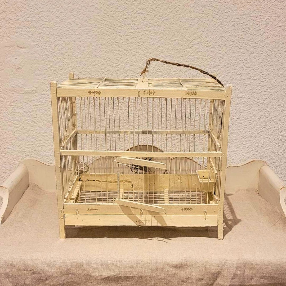 Vintage Cage From the Beginning of the 20th Century. Unique Handmade ...