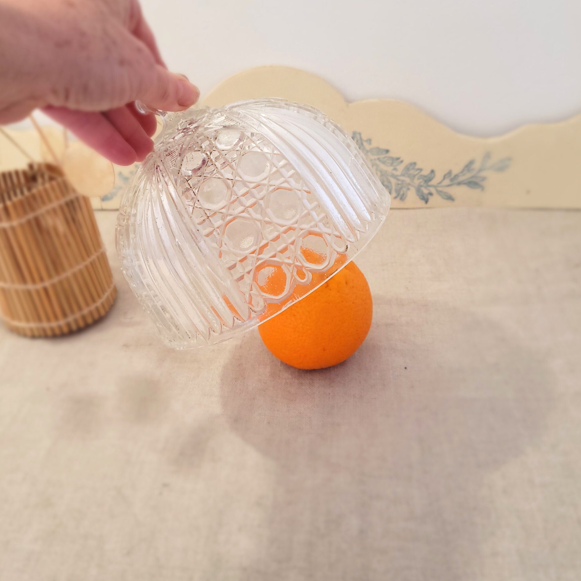 Cut Glass Bell. Cheese Bell From the 1930s. Old Glass Bell - Etsy