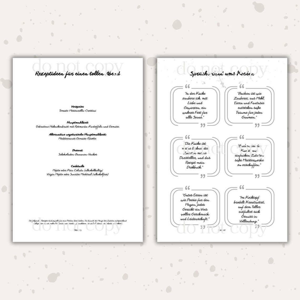 Recipe Book to Fill Out / Cookbook to Write Yourself / Recipe Templates ...
