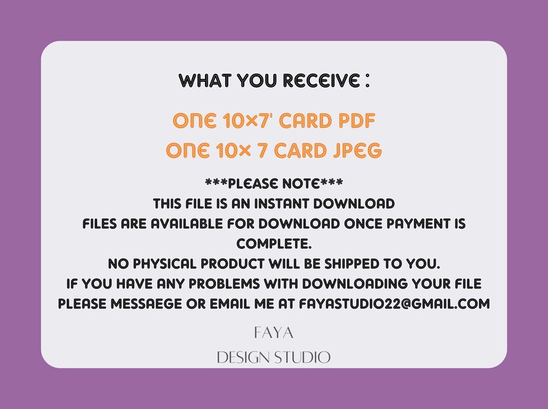 Printable Birthday Card, Digital Birthday Card, Foldable Birthday Card ...