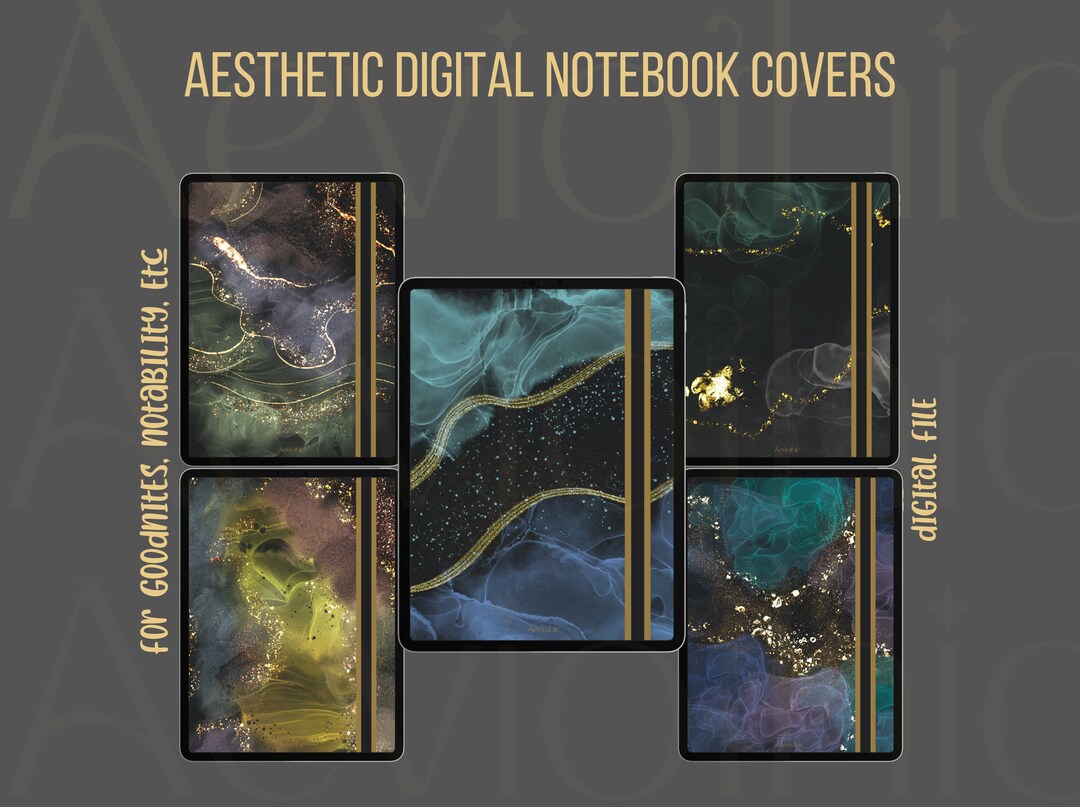 Aesthetic Digital Notebook Covers Goodnotes Notebook Covers Notebook ...