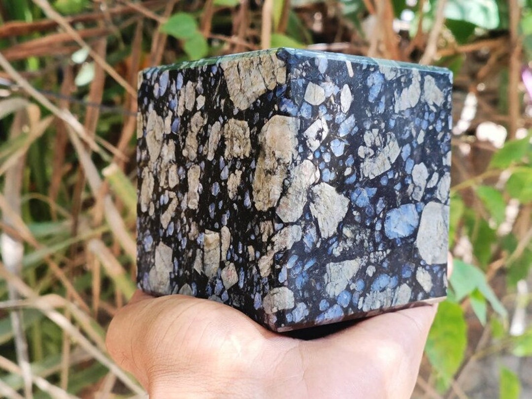 80 MM Large and Rare Que Sera Cube Natural Crystal Healing Gemstone ...