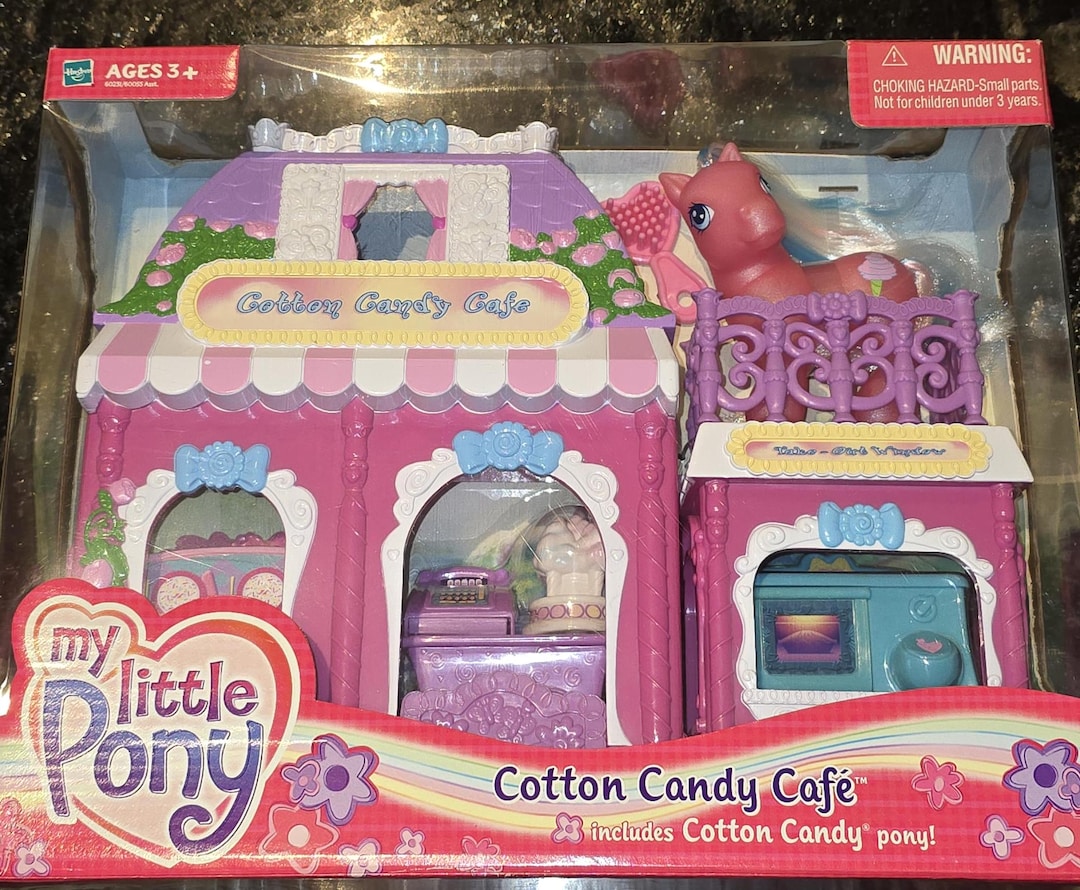 G3 My Little Pony Cotton Candy Cafe Play Set With Cotton Candy Pony NEW ...