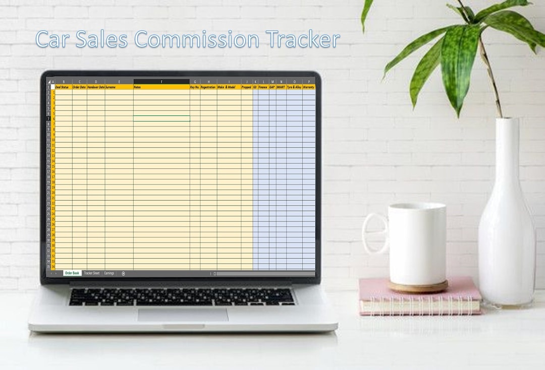 Customised Sales Commission Tracker - Etsy