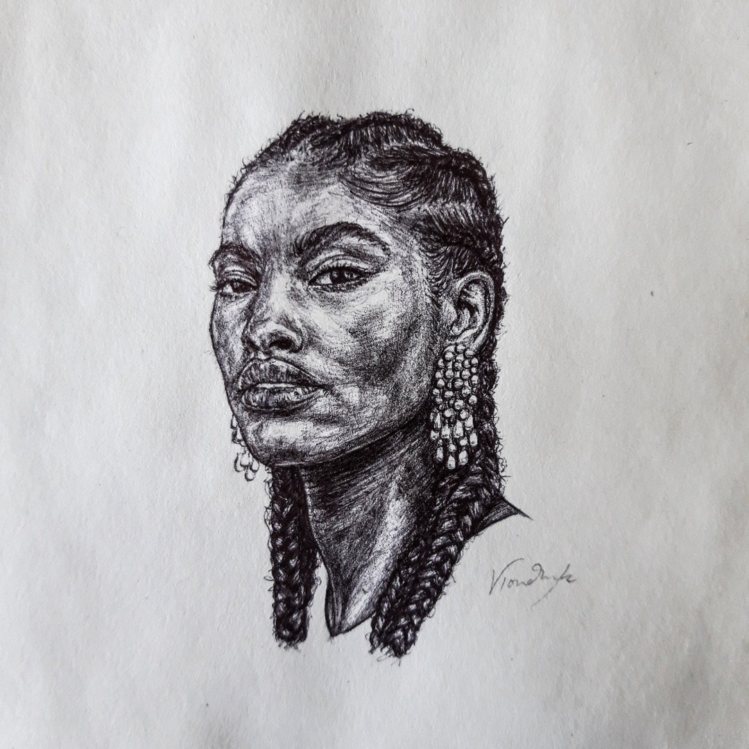 Custom Biro Illustrations - Portraits, Still Life - Etsy