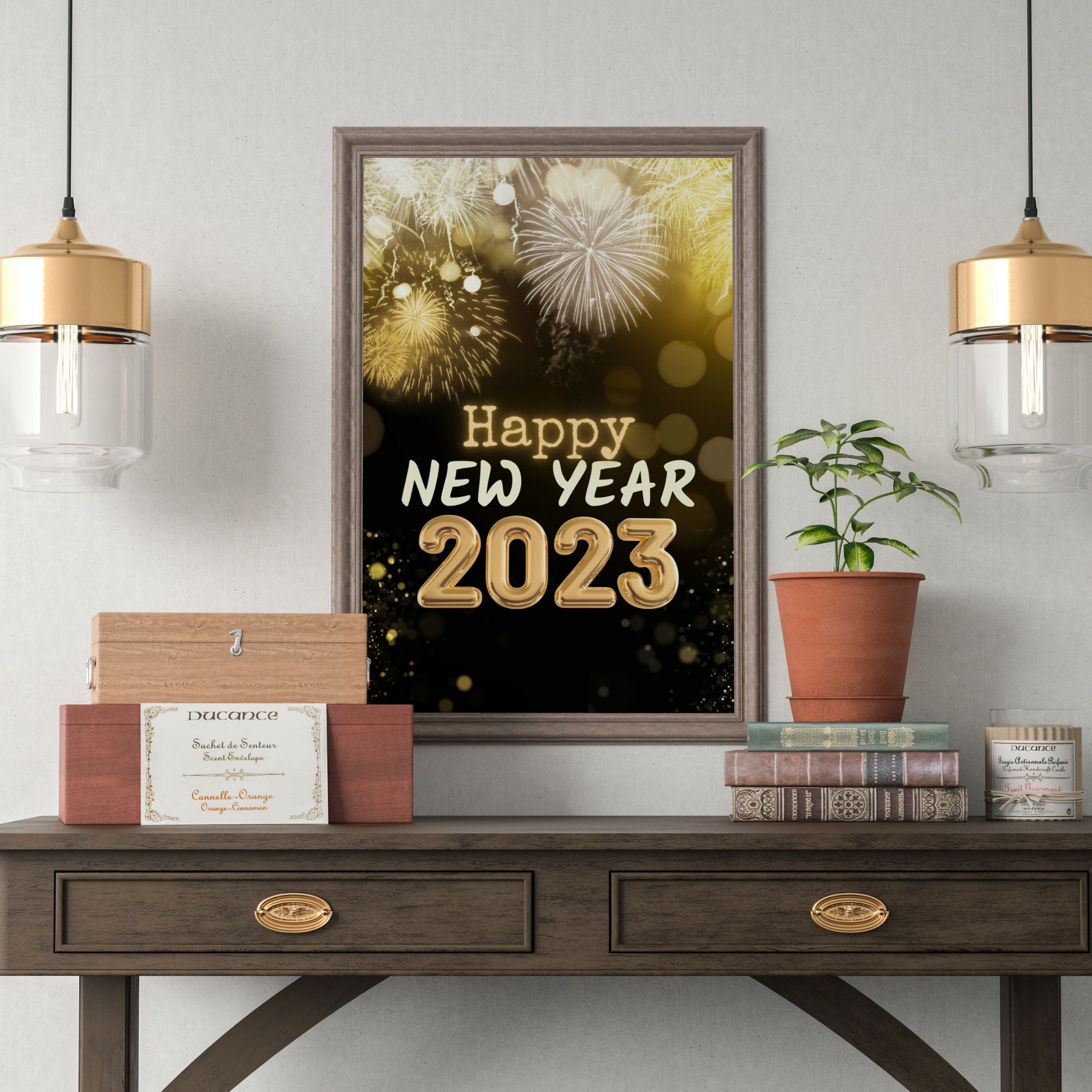 2023 Happy New Years Poster | Digital Print | Digital Media - Etsy