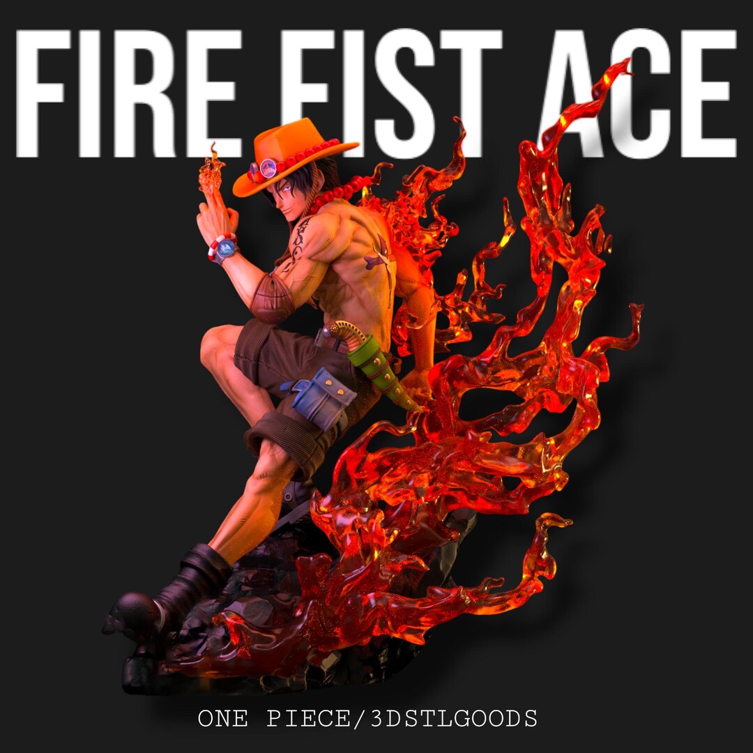 Fire Fist Ace Fan-art 3D STL File for 3D Printing High Quality - Etsy