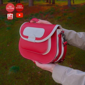 Rounded Shoulder Bag PDF Pattern / Downloadable Crossbody Pattern ...