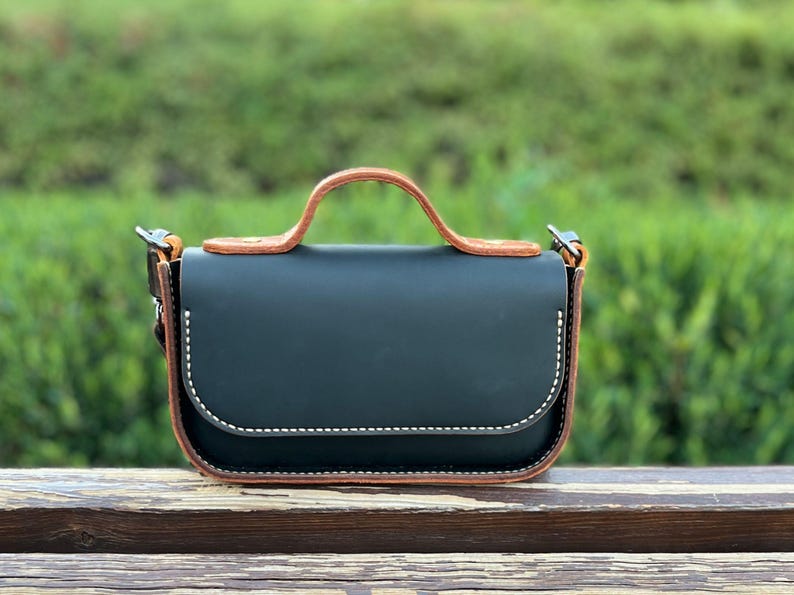 Mini Mail Bag PDF Pattern / DIY Handbag / Leather Crossbody Bag ...