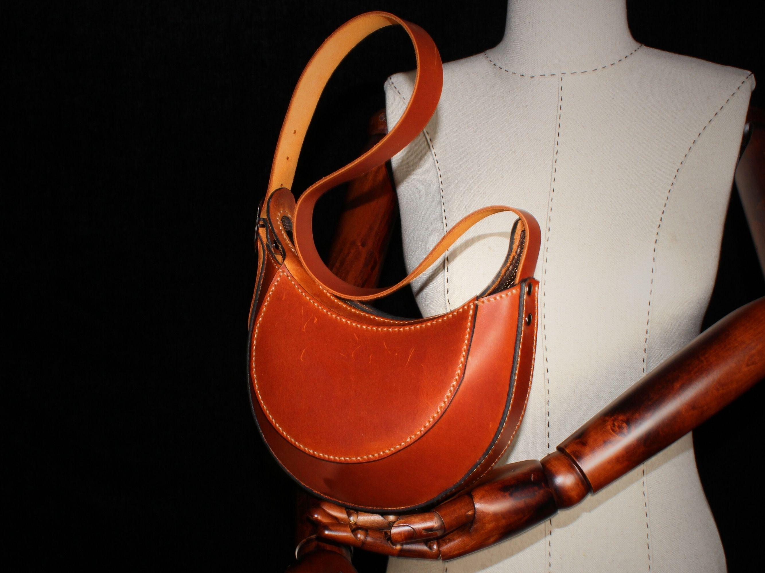 Downloadable 3D Crossbody Bag / Leather Shoulder Bag PDF Pattern ...