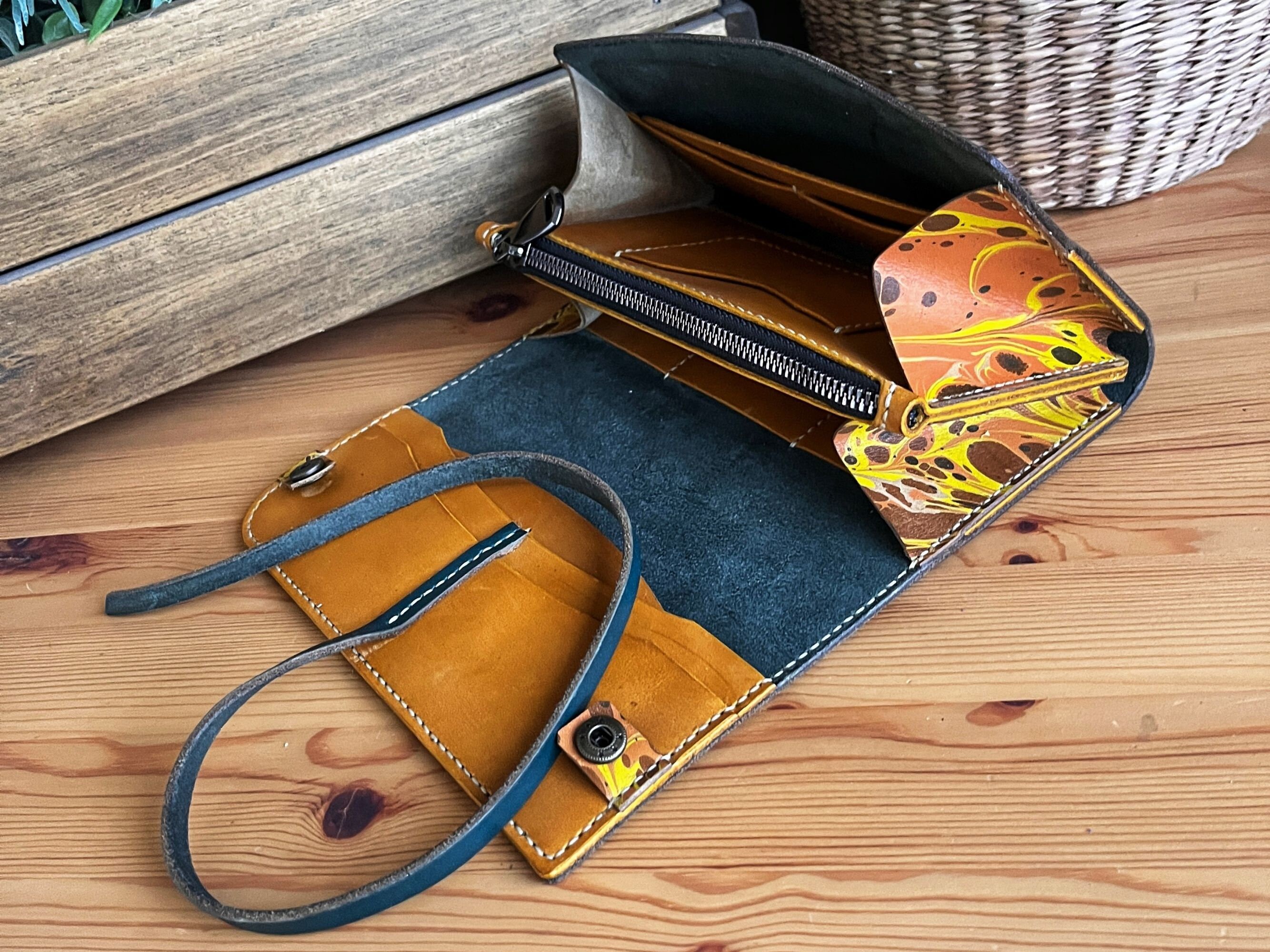 Downloadable Hand Wallet Template / Leather Phone Case/ Leather Clutch ...