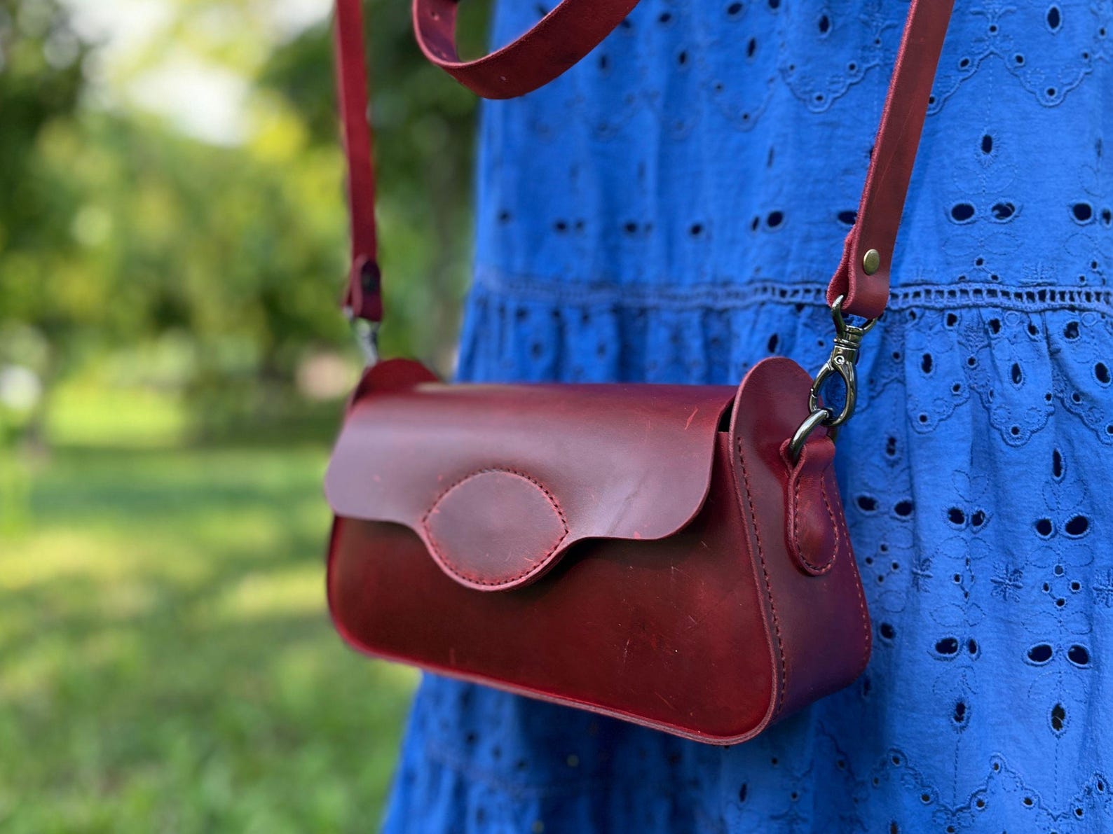 Downloadable Crossbody Bag / Leather Handbag PDF Pattern / Daily Cross ...