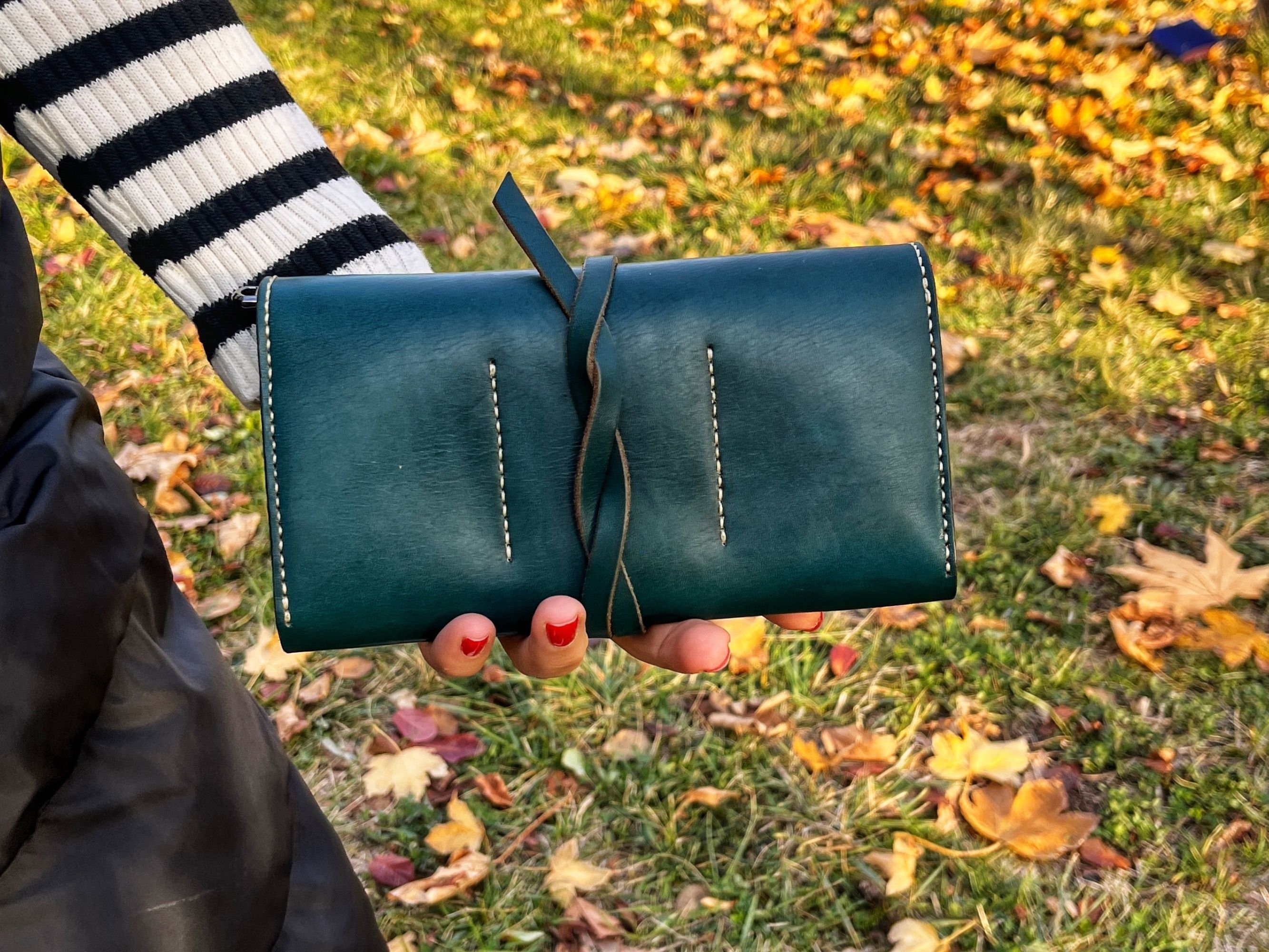 Downloadable Hand Wallet Template / Leather Phone Case/ Leather Clutch Pattern / Phone Wallet ...