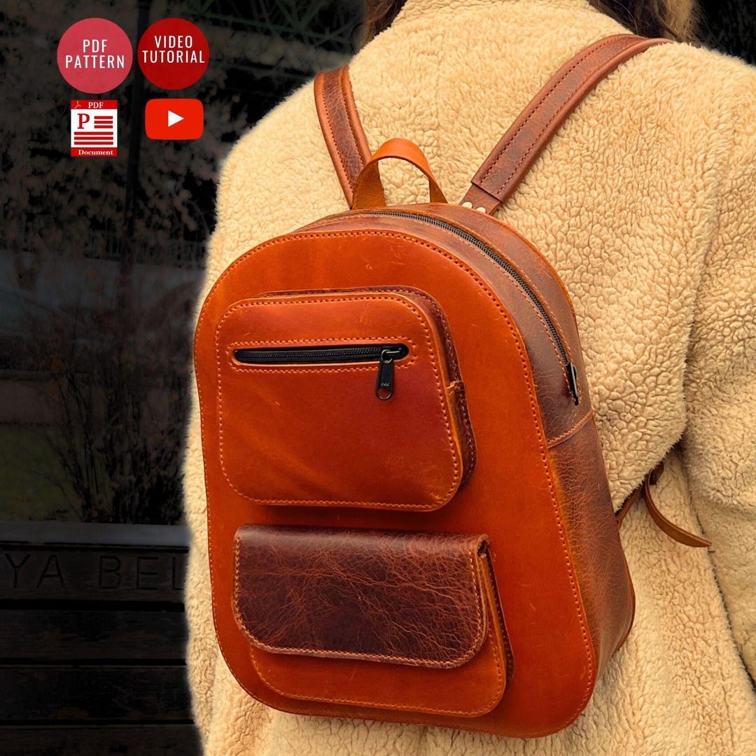 Backpack PDF Pattern / DIY Unisex Backpack / Leather Toddler Bag ...