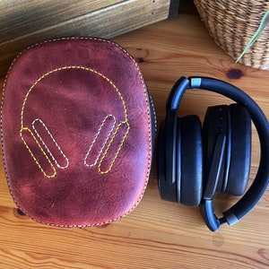 Headphone (over Ear) Case PDF Pattern / Leather Headphone Case Template ...