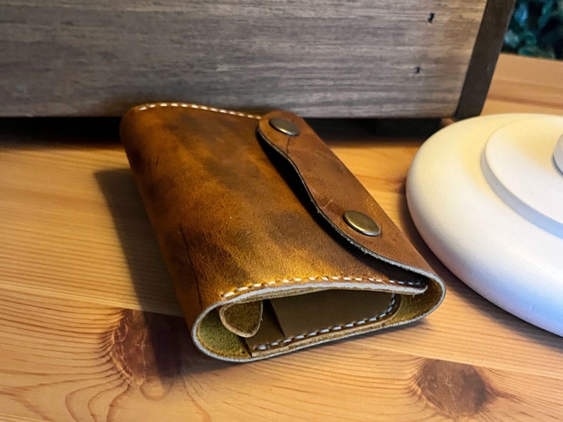 Foldable Leather Wallet With Coin Pouch Pattern / PDF Template ...