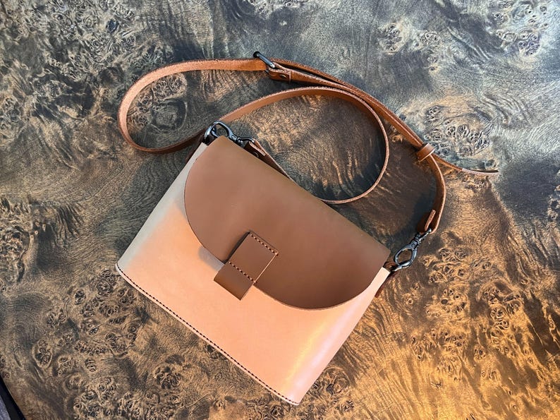 Downloadable Shoulder Bag Pattern / Crossbody Leather Bag PDF ...