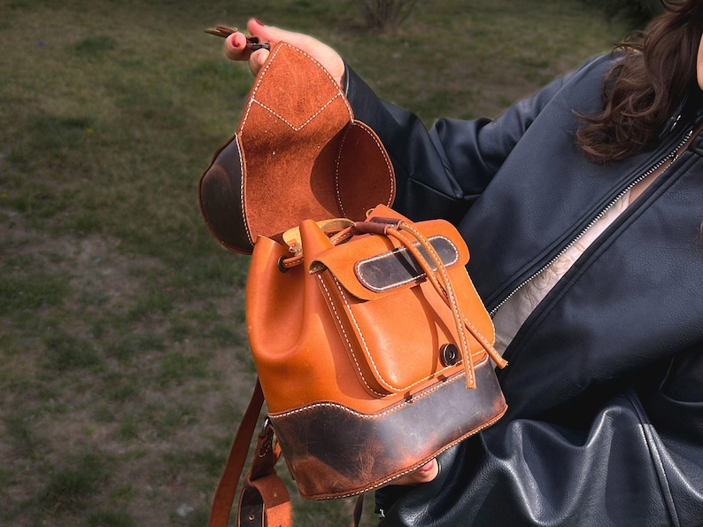 PDF Pattern Backpack / DIY Backpack / Leather Women Backpack Template ...