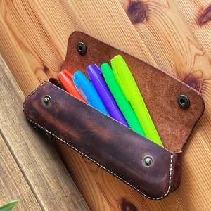Downloadable Pencil Case PDF Pattern / Pen Case Template / Leather Case ...