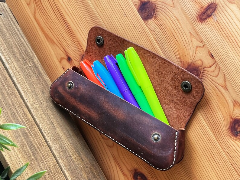 Downloadable Pencil Case PDF Pattern / Pen Case Template / Leather Case ...