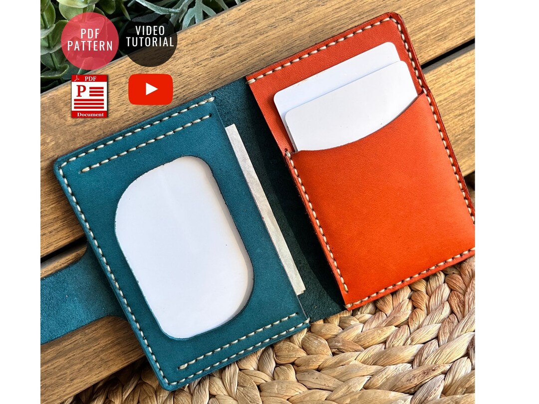 Premium Foldable Wallet PDF Pattern Template - Stylish DIY Instructions ...