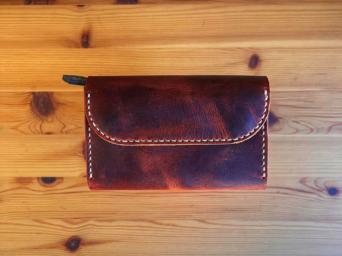 PDF Pattern Snap Wallet With Zipper / Leather Wallet DIY / PDF Download ...