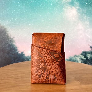 Stitchless Wallet PDF Pattern / No Sew Folded Leather Wallet Pattern ...