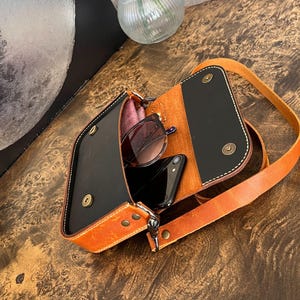 Mini Mail Bag PDF Pattern / DIY Handbag / Leather Crossbody Bag ...