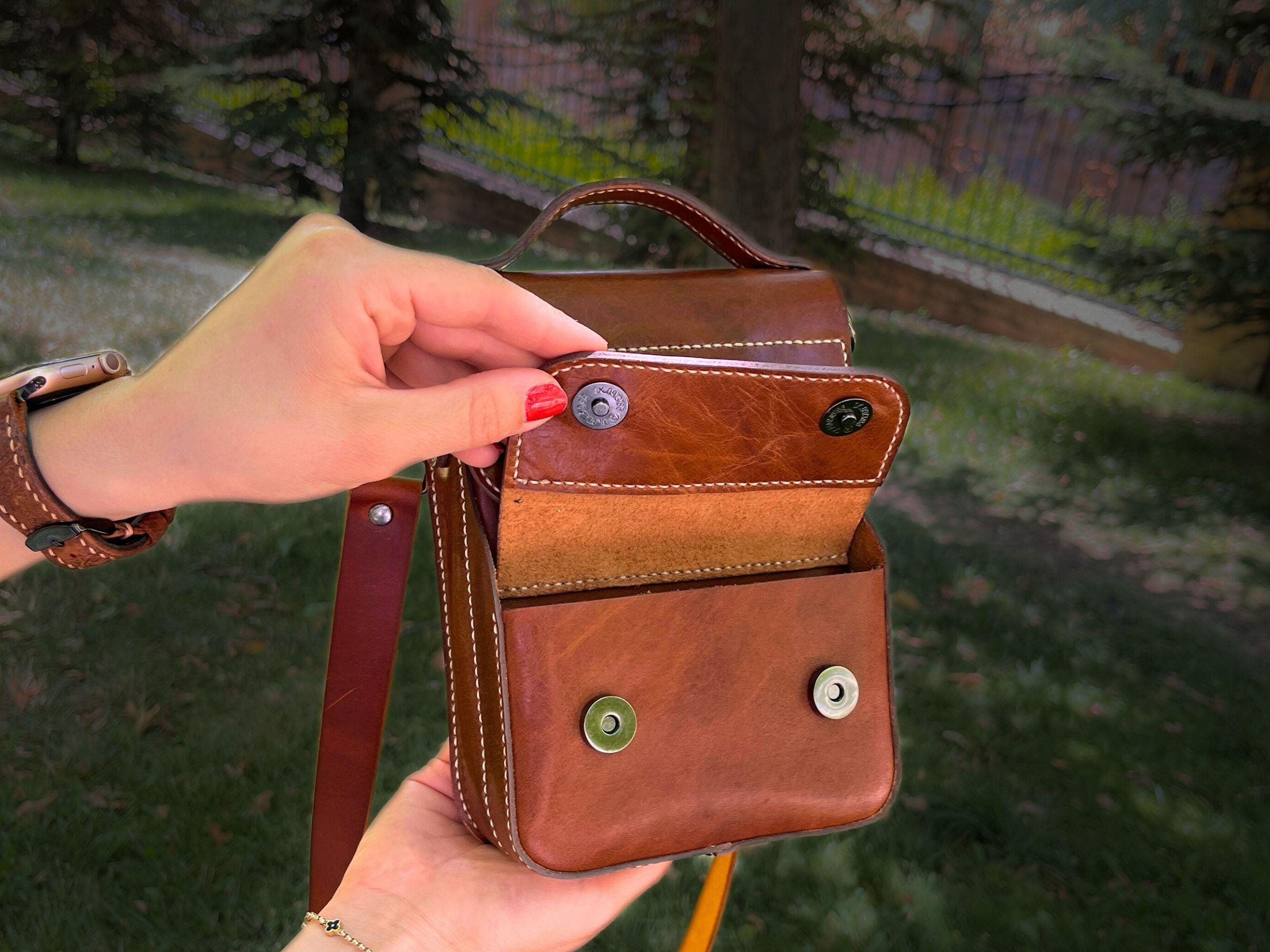 Shoulder Bag PDF Pattern: Leather Purse Template (digital Download ...