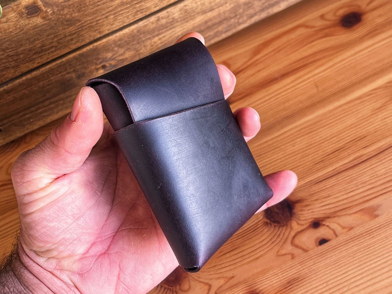 Stitchless Wallet PDF Pattern / No Sew Folded Leather Wallet Pattern ...