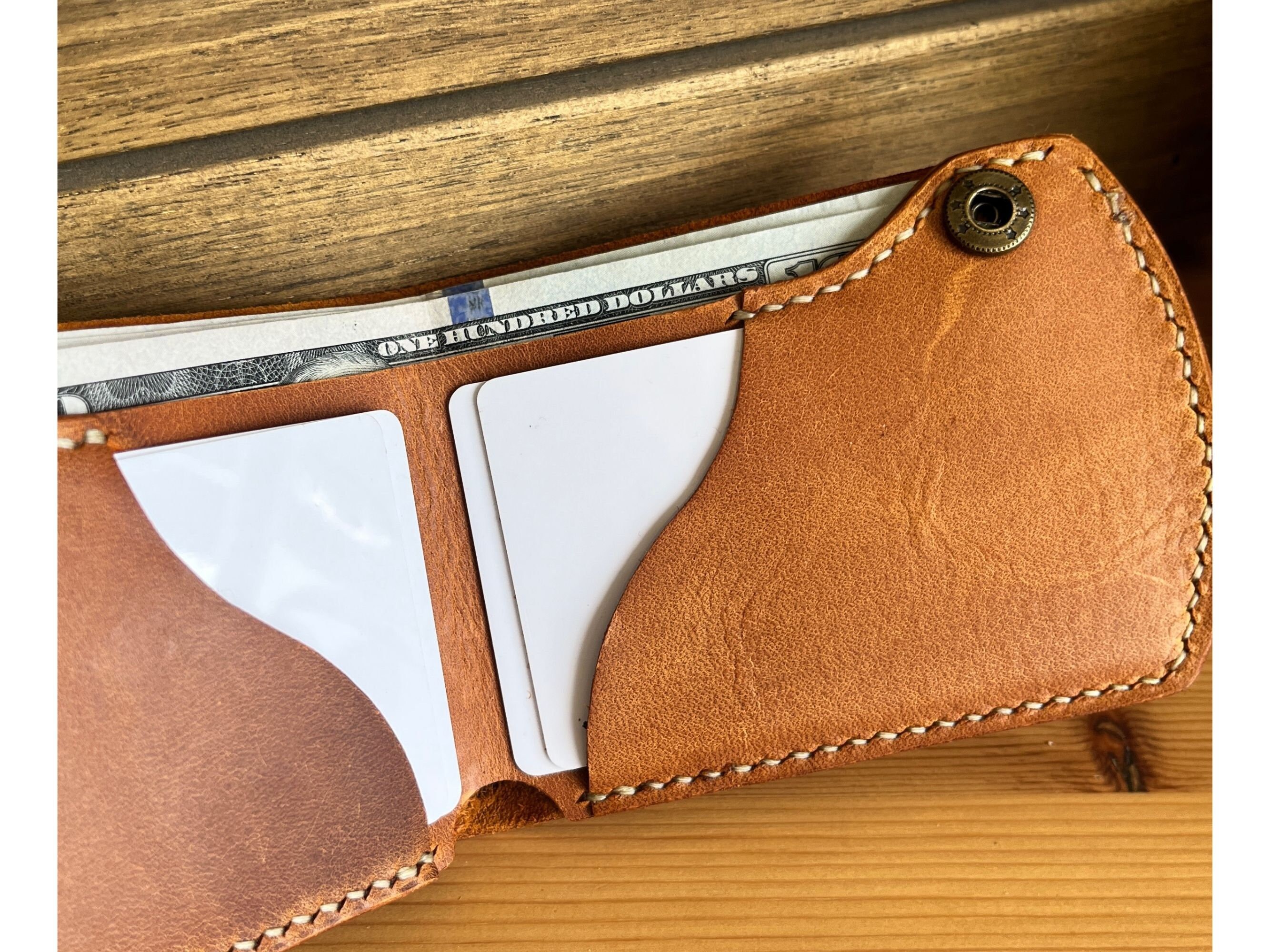 Classic Leather Wallet Pattern/ 2 Sizes Available Usd and Eur / Leather ...