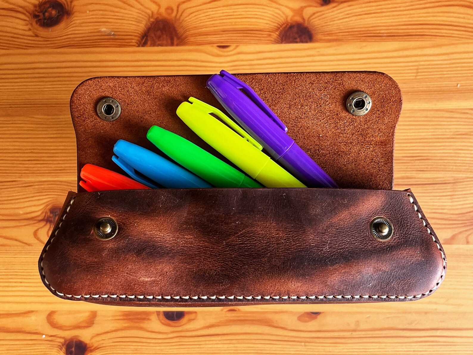 Downloadable Pencil Case PDF Pattern / Pen Case Template / Leather Case ...
